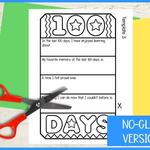 100 Days of School Foldable Activity | Printable Activity | Digital ...