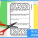 100 Days of School Foldable Activity | Printable Activity | Digital ...
