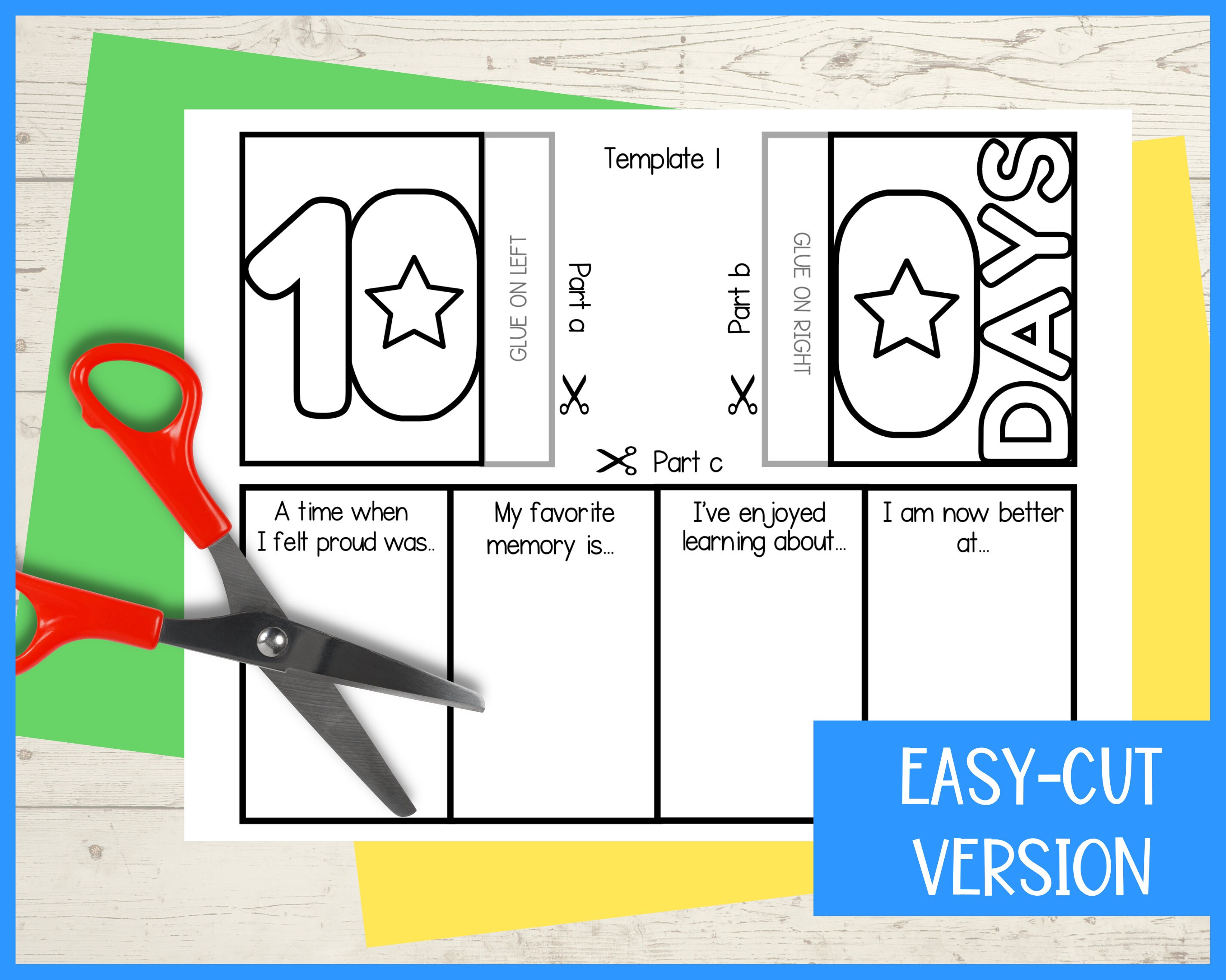 100 Days of School Foldable Activity | Printable Activity | Digital ...