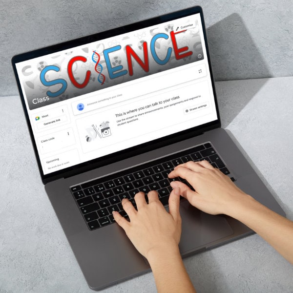 Animated Google Classroom Banners Headers for Science Lessons Teachers ...