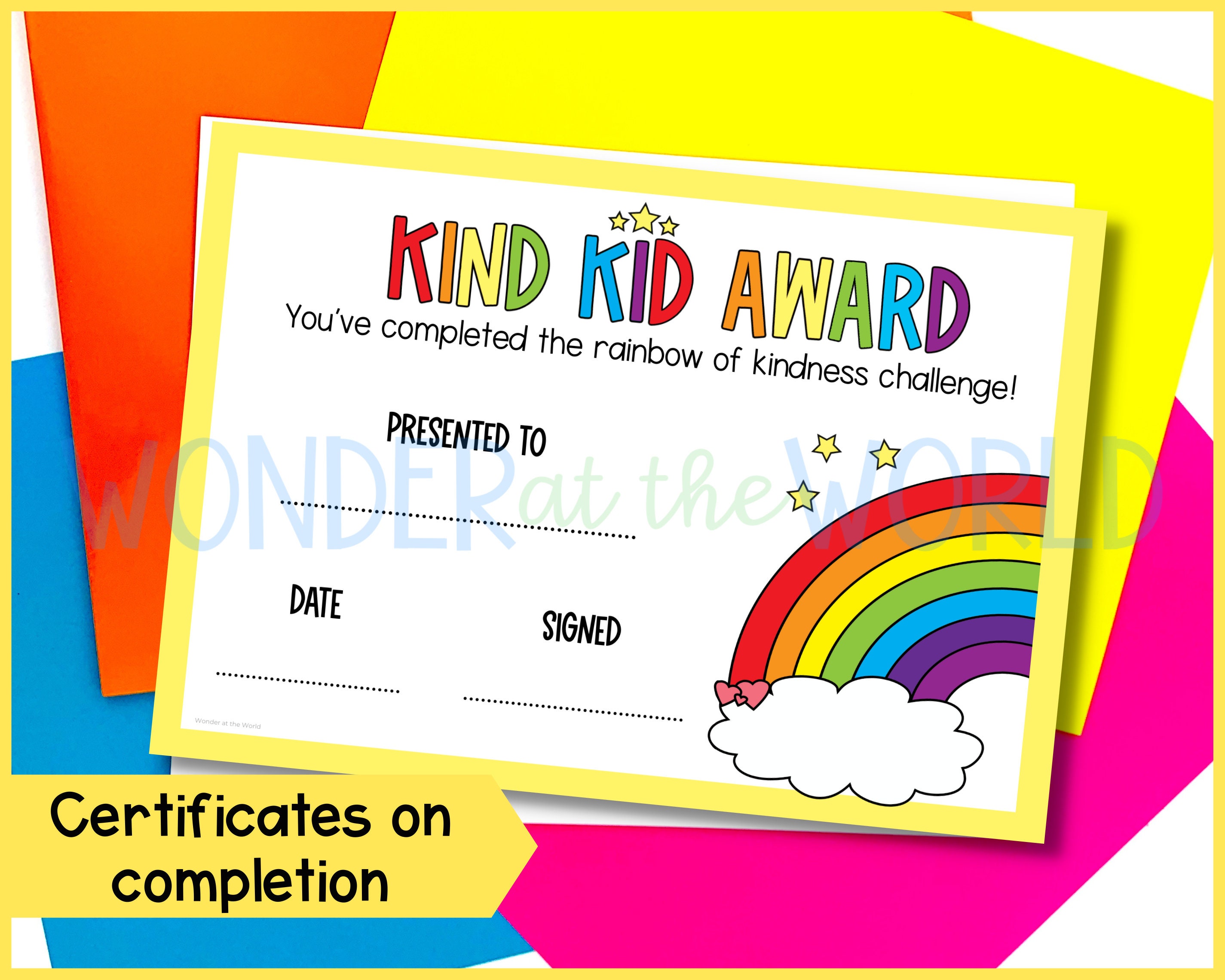 Kindness Activity for Kids | Create a Rainbow of Kindness | UK and US ...