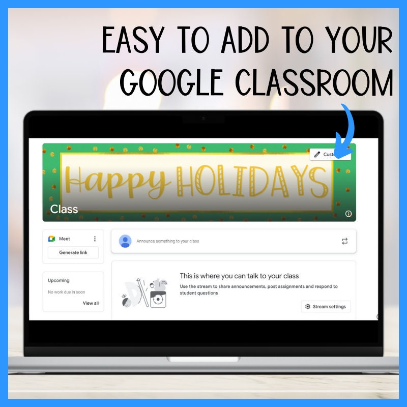 19 Winter Animated Google Classroom Headers Banners for November ...