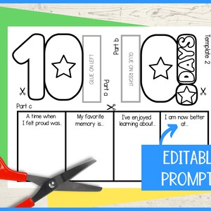 100 Days of School Foldable Activity | Printable Activity | Digital ...