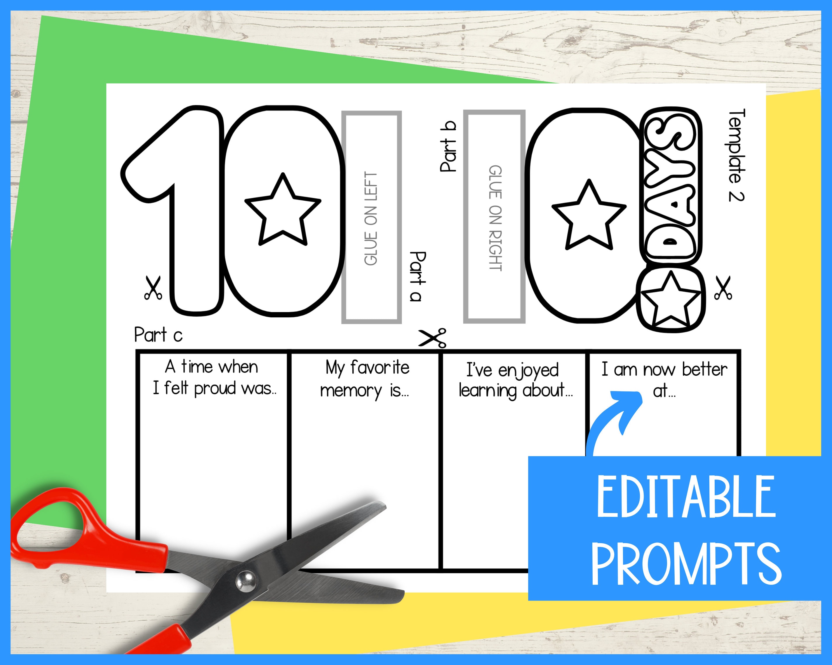 100 Days of School Foldable Activity Printable Activity Digital ...