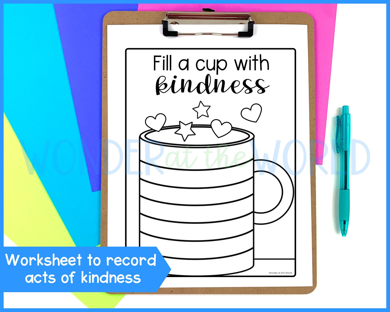 Kindness Activity for Kids | Fill a Cup of Kindness | UK and US ...