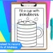 Kindness Activity for Kids Fill a Cup of Kindness UK and US Versions ...