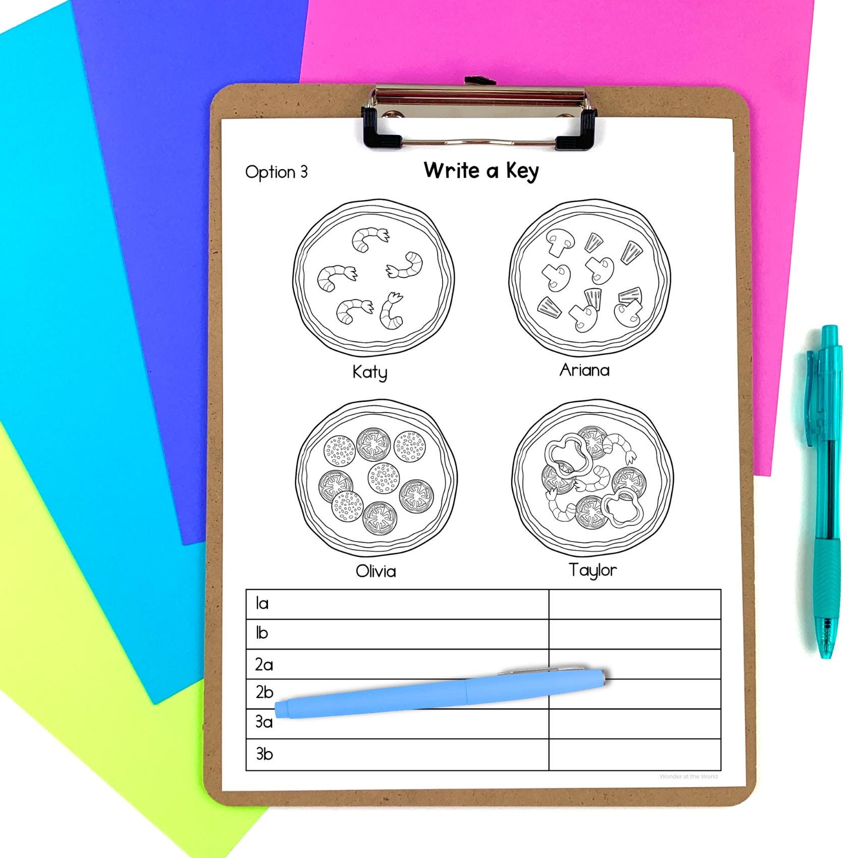 Dichotomous Keys Activities Worksheets for Science Lesson | Pizza Theme ...