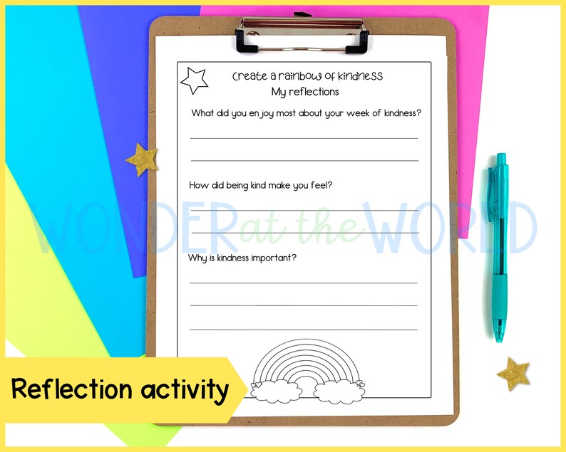 Kindness Activity for Kids | Create a Rainbow of Kindness | UK and US ...