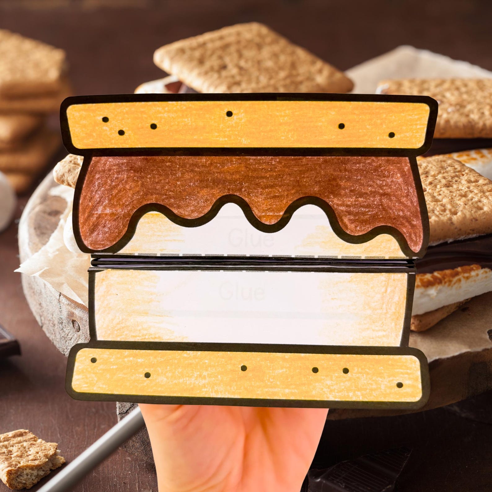 How to Make S'mores Sequencing Craft Activity PDF Digital Download for ...