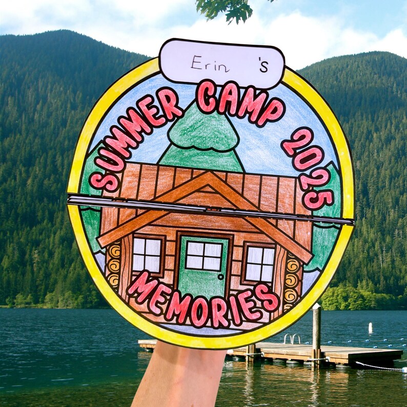 Summer Camp Memories and Reflection Writing Craft Activity for Kids PDF ...