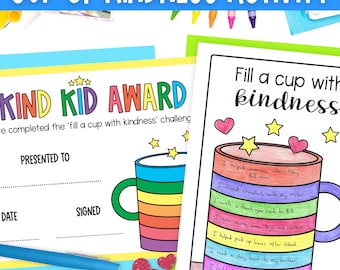 Kindness Activity for Kids Fill a Bucket With Kindness UK and US ...