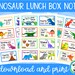 24 Dinosaur Printable Lunch Box Notes for Kids Printable Digital ...