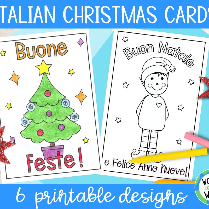 Italian Christmas Cards - Etsy