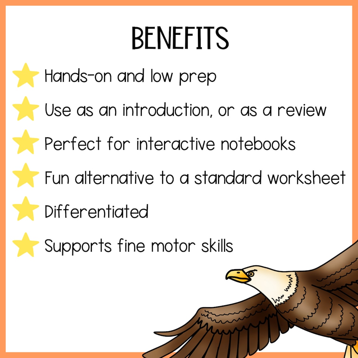 The Life Cycle of a Bald Eagle Foldable Sequencing Activity and Body ...