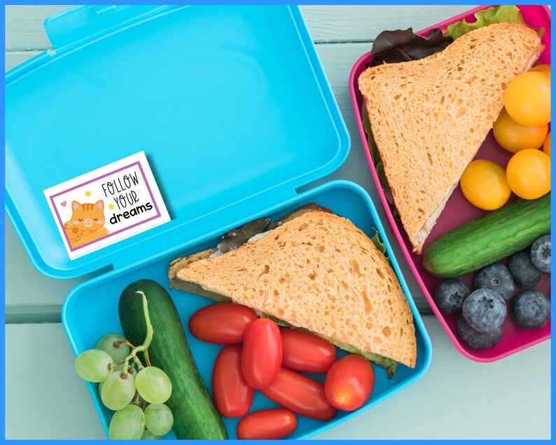 24 Printable Farm Barn Yard Animal Theme Lunch Box Notes for Kids ...