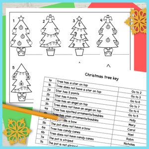 Dichotomous Keys Activities Worksheets for Science Lesson Christmas ...