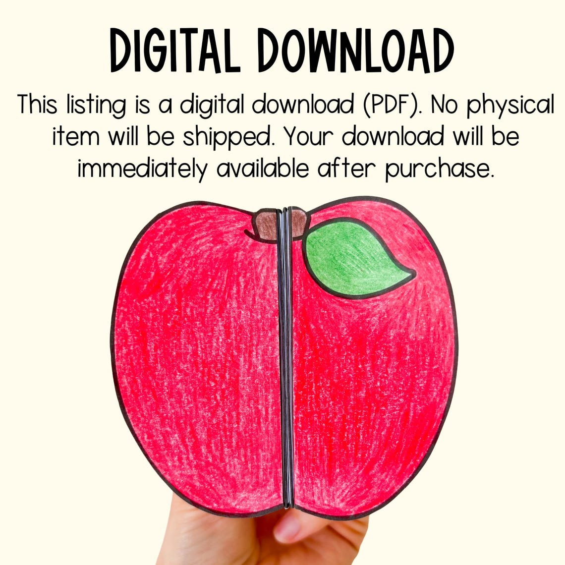 Apple Tree Life Cycle Foldout and Spinner Wheel Craft Activity Cut and ...