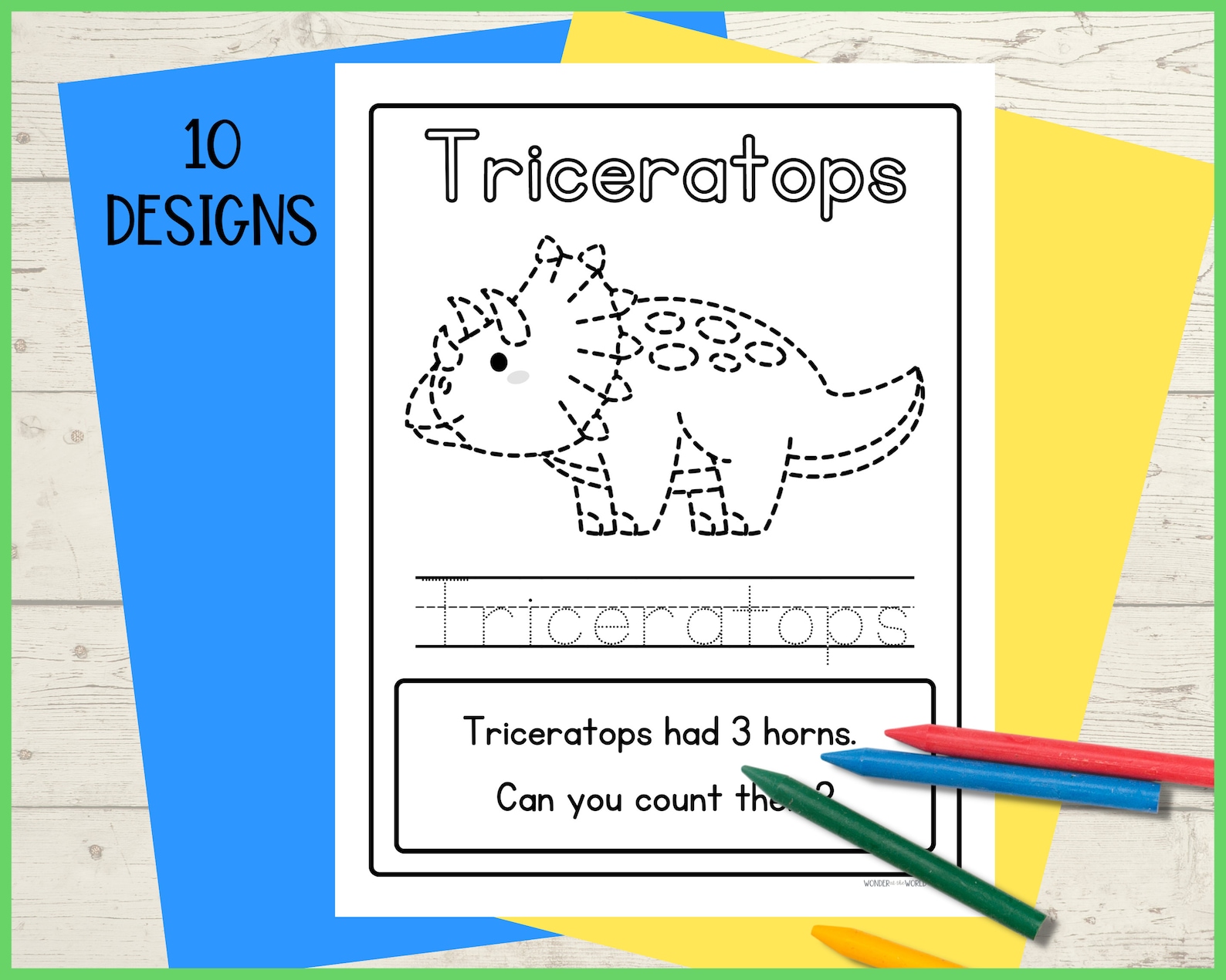Dinosaur Tracing Activity for Kids, Printable Tracing Practice Sheets ...