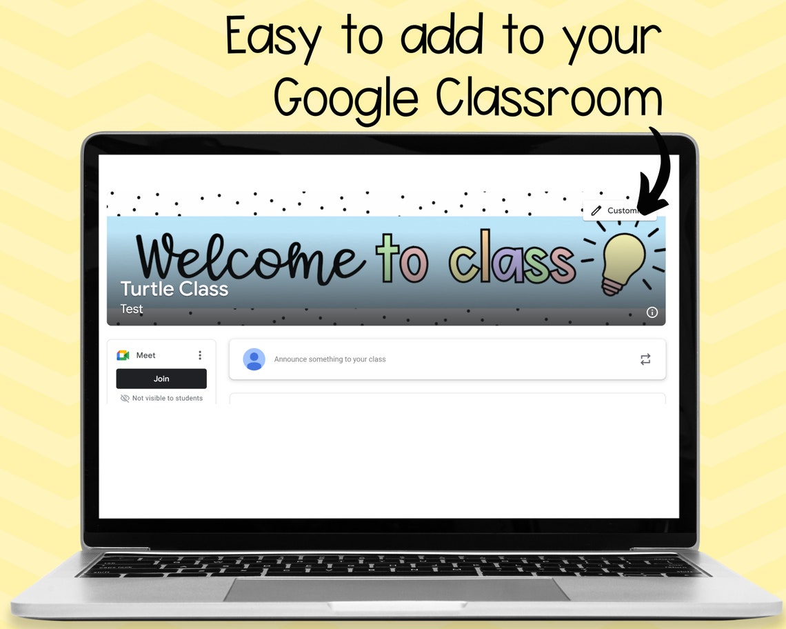 Pastel Dot Themed Animated Google Classroom Headers Banners - Etsy