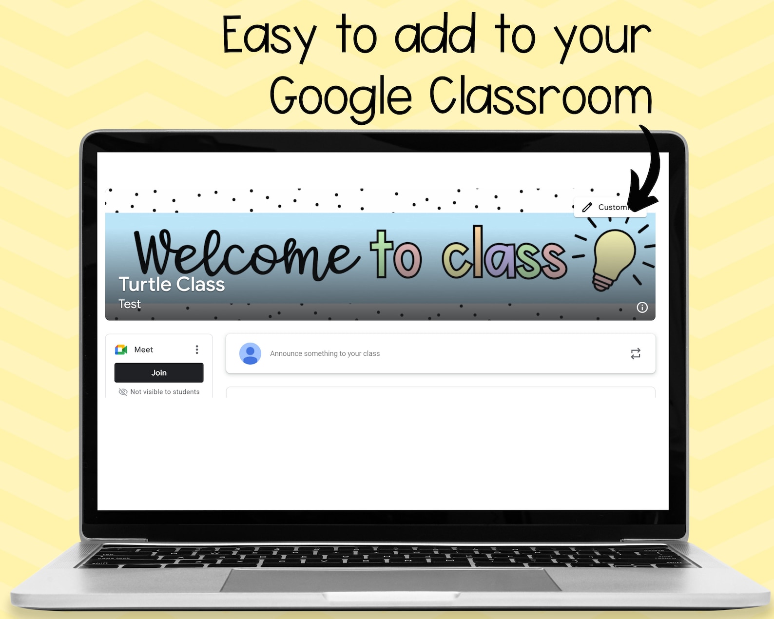 Pastel Dot Themed Animated Google Classroom Headers Banners - Etsy