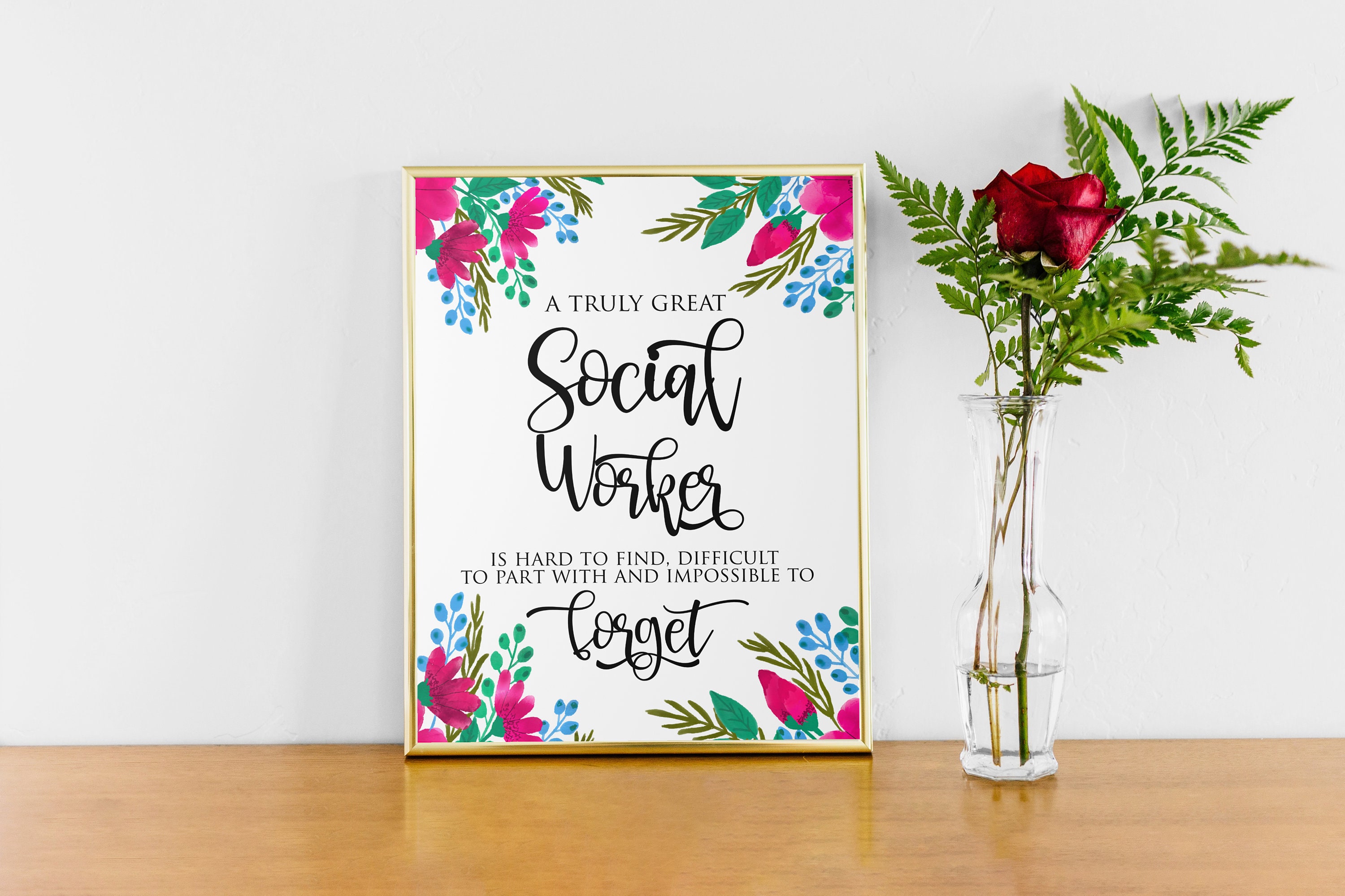 Social Worker Week A Truly Great Social Worker Social Worker | Etsy