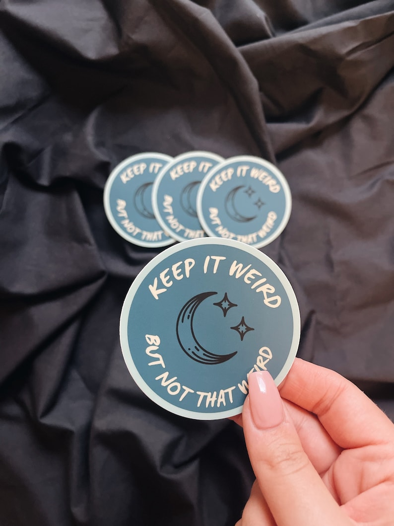 Keep It Weird Sticker | Morbid Podcast | Colorful Sticker | Morbid ...