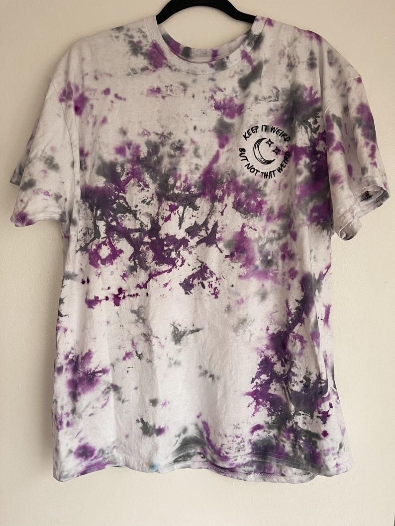 Keep It Weird T-shirt | Morbid Podcast | Tie Dye Shirt | Embroidered ...