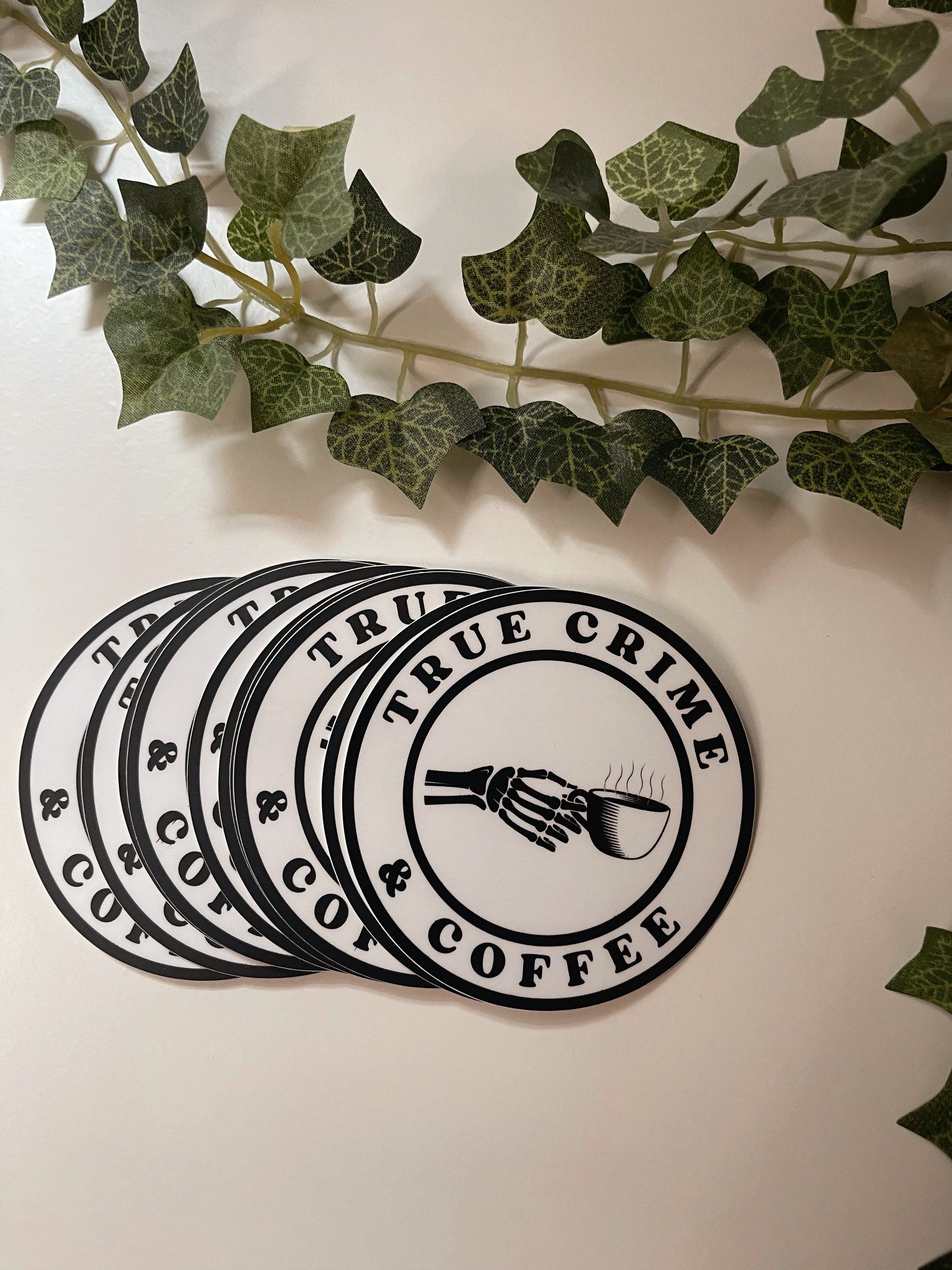 True Crime & Coffee Sticker True Crime Coffee Lover True Crime Podcast ...