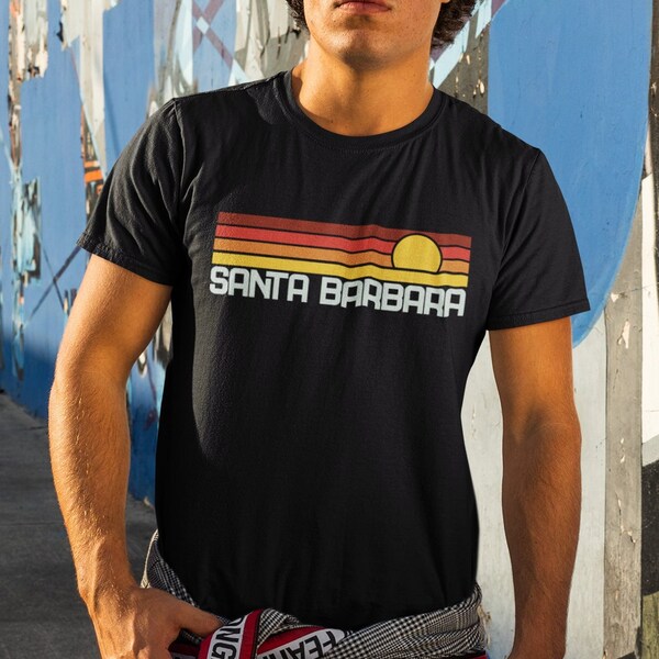 Santa Barbara Tshirt - Etsy