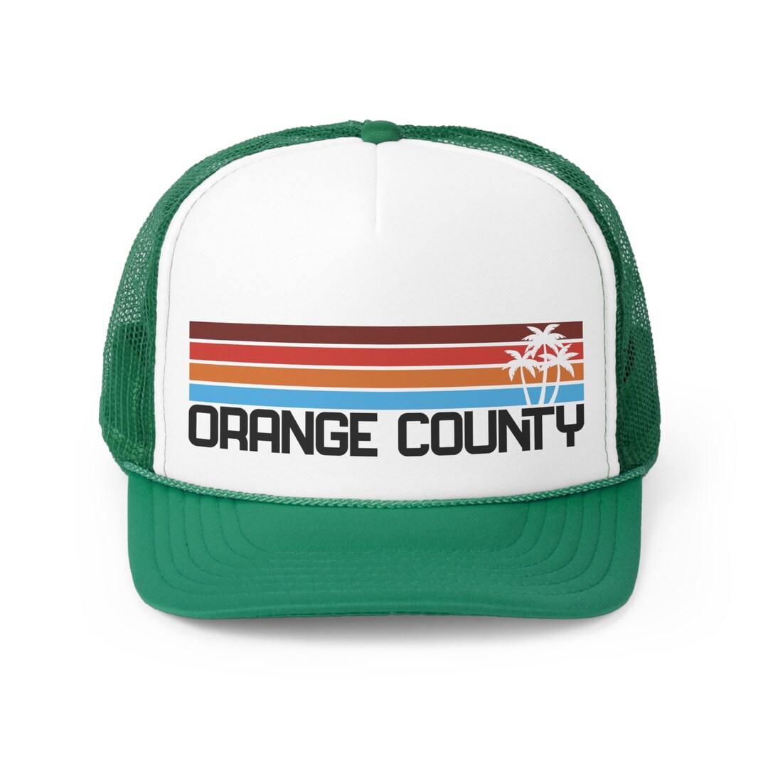 Orange County Hat Orange County Trucker Hat Orange County California ...