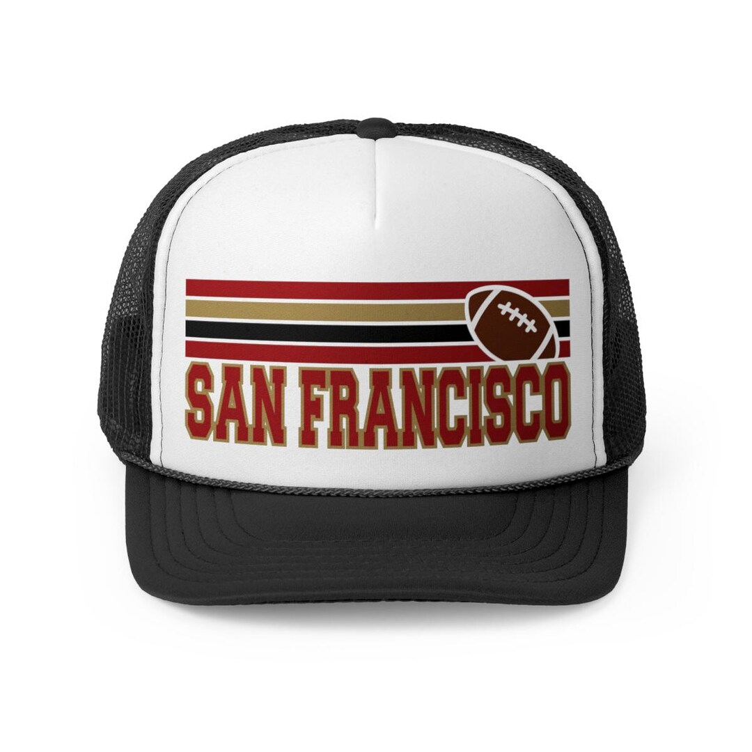 San Francisco Hat San Francisco Football Trucker Hat SF Football Hat SF ...