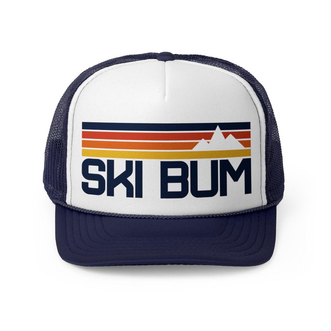 Ski Bum Hat Ski Bum Trucker Hat Ski Bum Gift Ski Hats Ski Trucker Hat ...