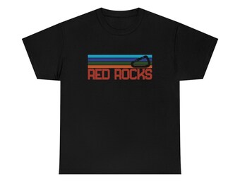 Red Rocks T Shirt - Etsy