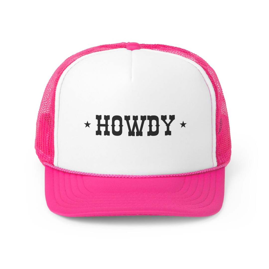 Howdy Hat Howdy Trucker Hat Howdy Beach Hat Country Hat Western Hat ...