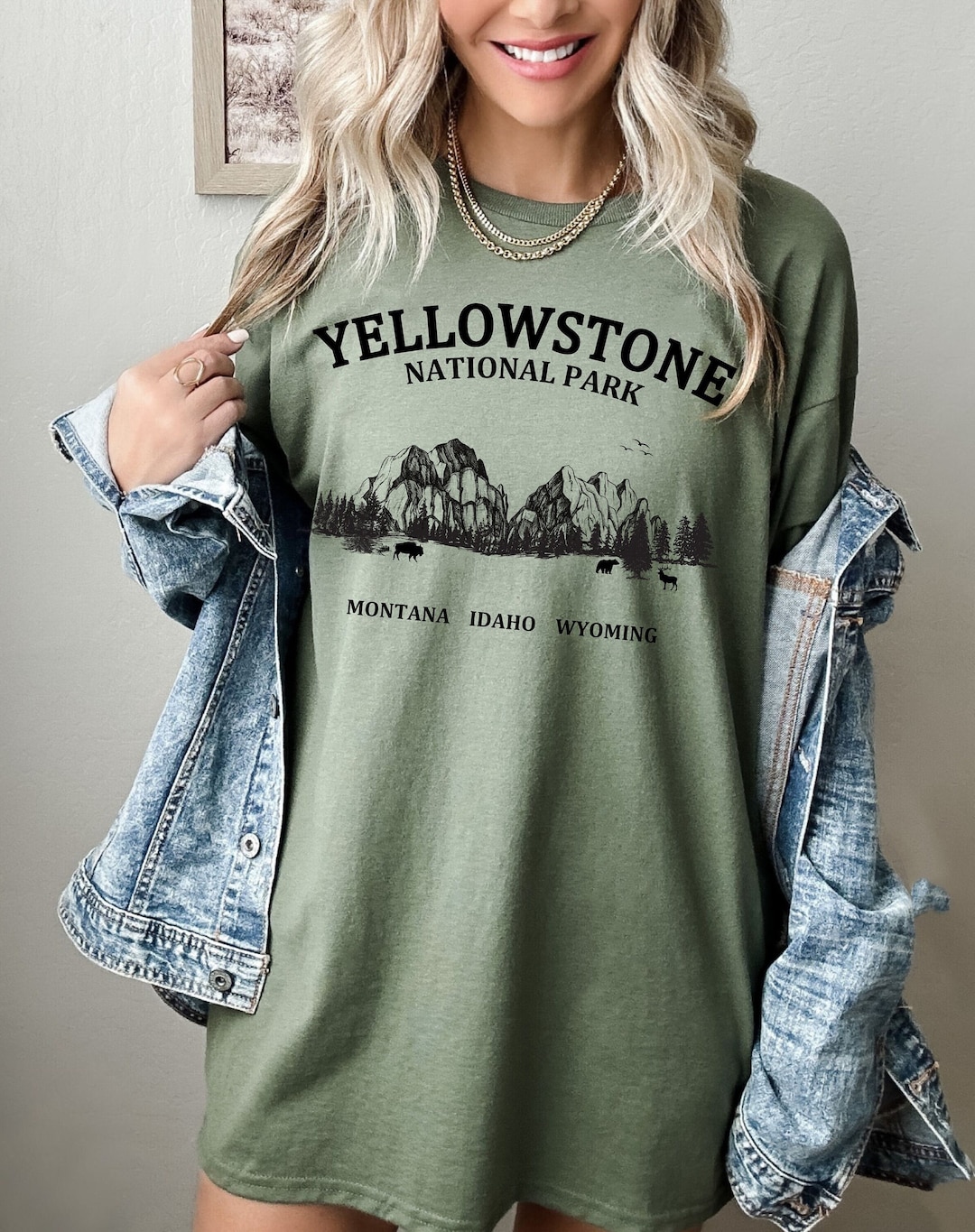 Yellowstone Shirt Comfort Colors Yellowstone National Park Shirt ...