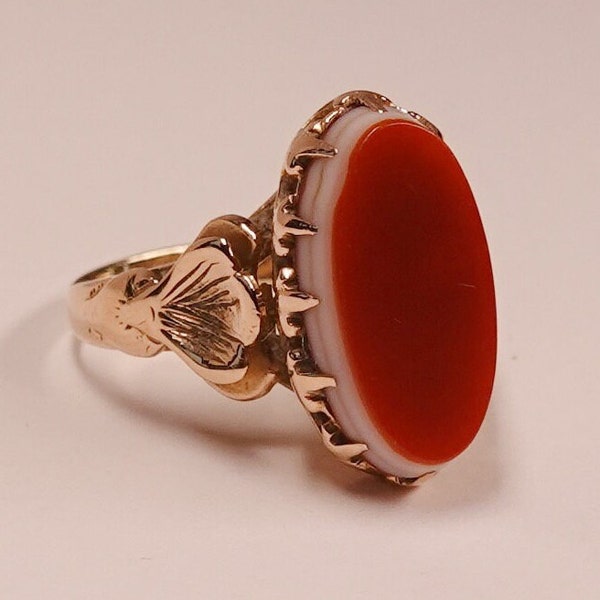 Sardonyx Ring - Etsy