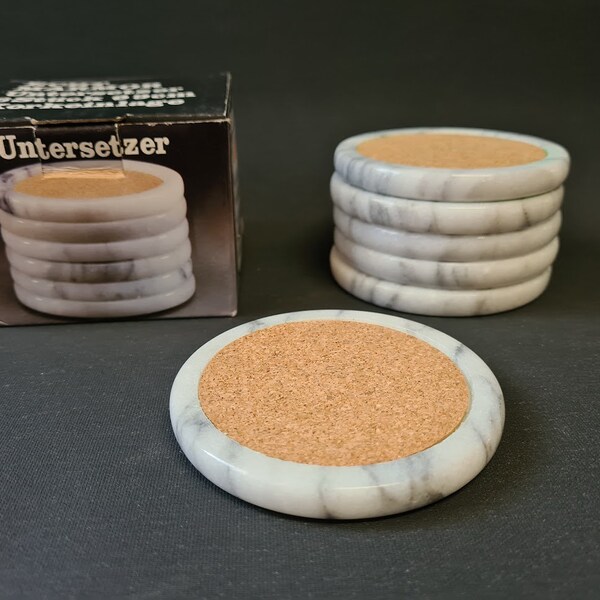 Marble Coasters - Etsy