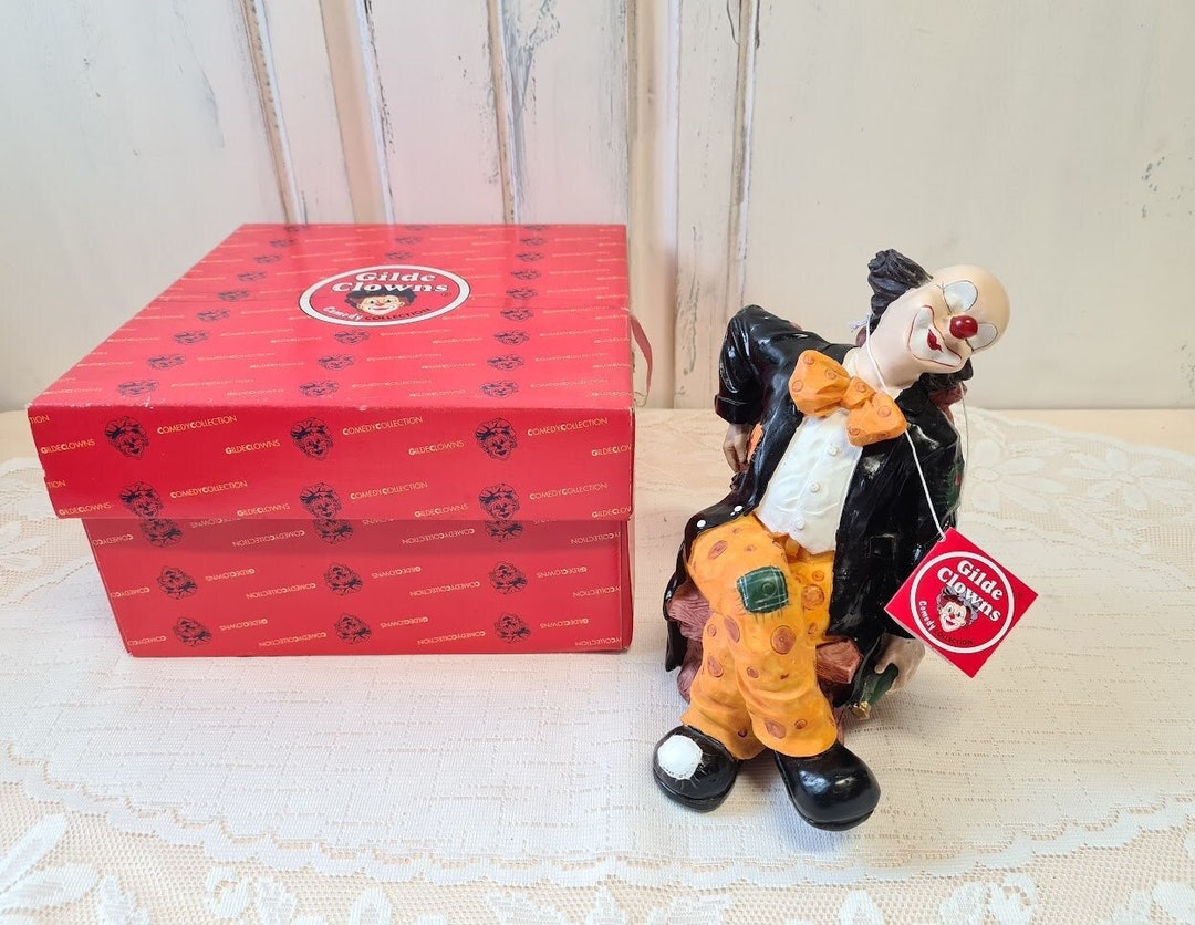 Gilde Handwerk Clown Figur 16,5cm Comedy Collection mit OVP Vintage ...