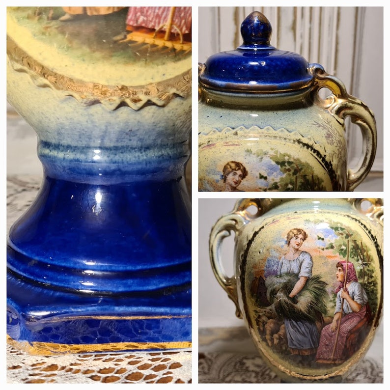 A.G. Harley Jones Royal Vienna Art Pottery 1900s Antique - Etsy