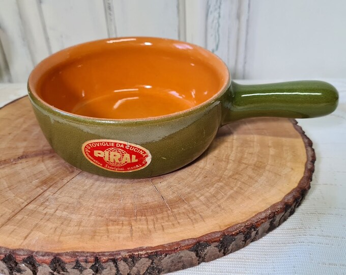 Piral Albisola Italian Terracotta Casserole Pan Cookware Gravy Boat ...