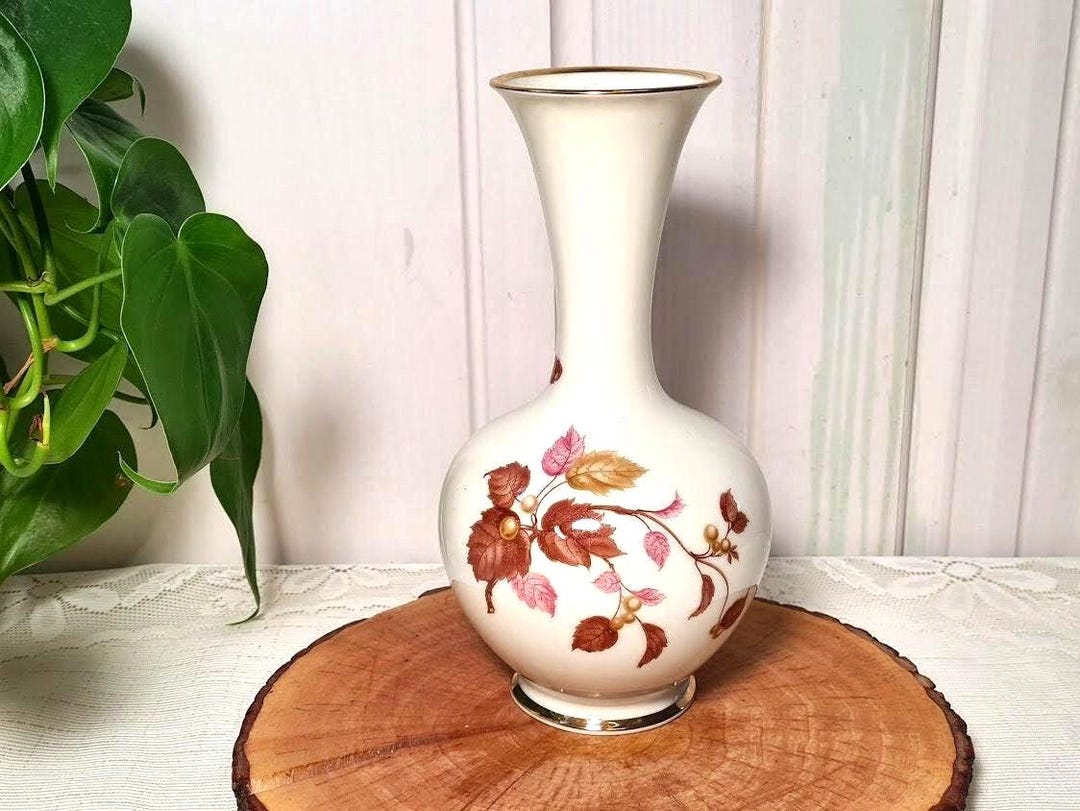 Alka Kunst Alboth & Kaiser Bavaria Porcelain Vase ''isolde'' Gold Rim ...