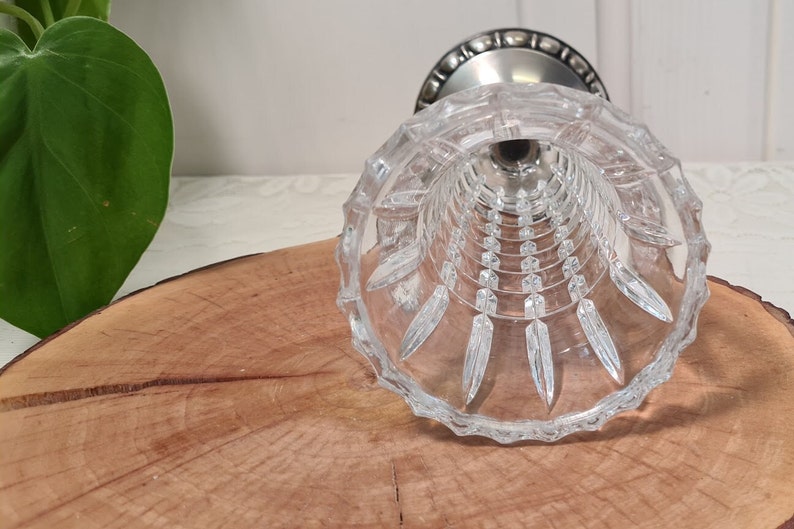 EMIL HERMANN Waldstetten Crystal Vase H-20.5 Cm Cut 925 Silver - Etsy