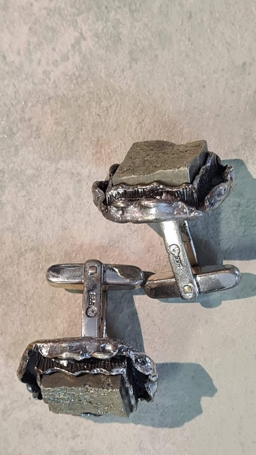 Cufflinks 835 Silver Handmade Vintage Retro Wedding Gift | Etsy