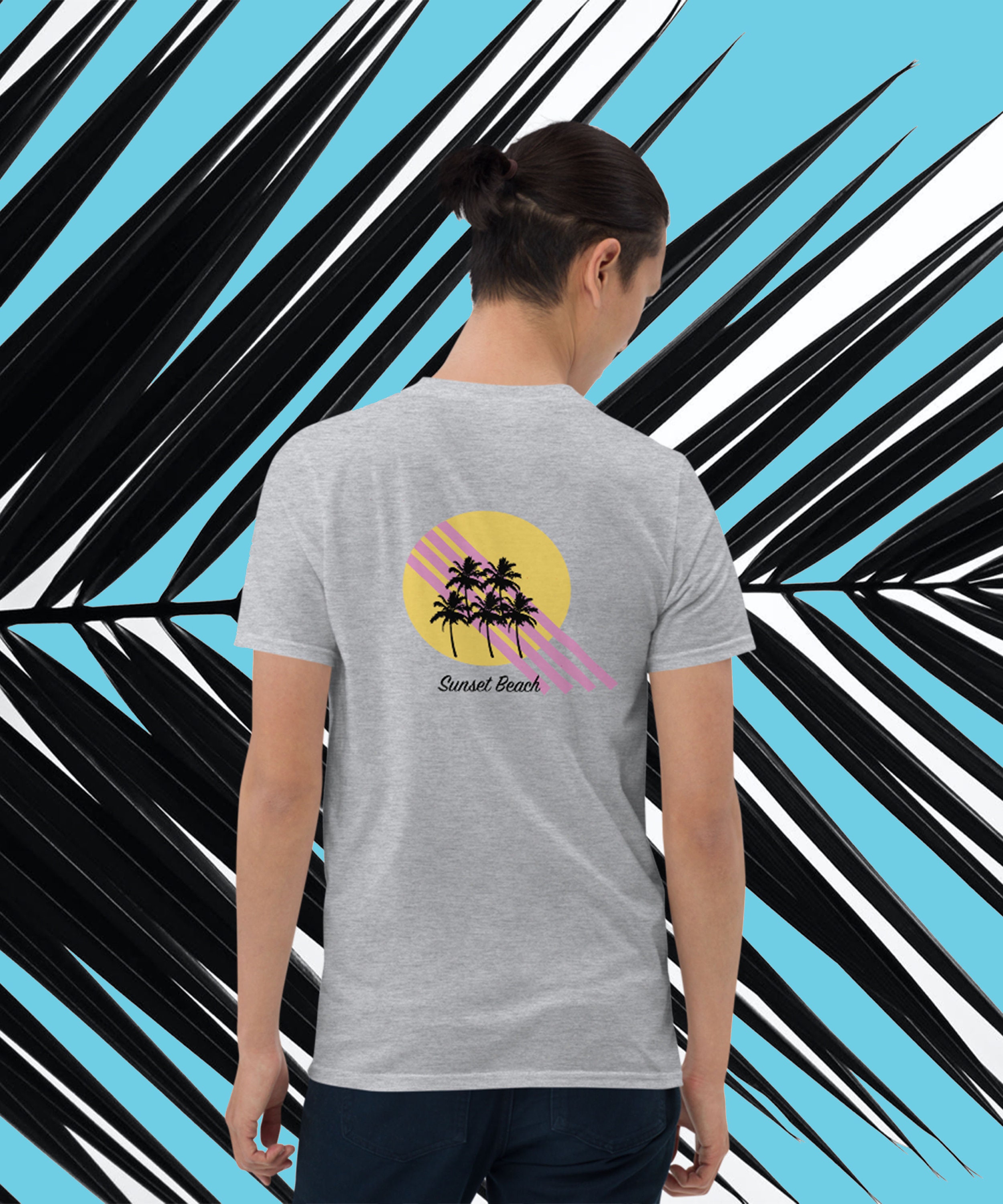 Sunset Unisex Tee Sunset Beach Adult Tshirt Colorful Beach Etsy
