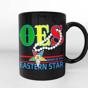 OES Sistars Mug, Order of Eastern Star Mug,oes Coffee Mug,eastern Star ...