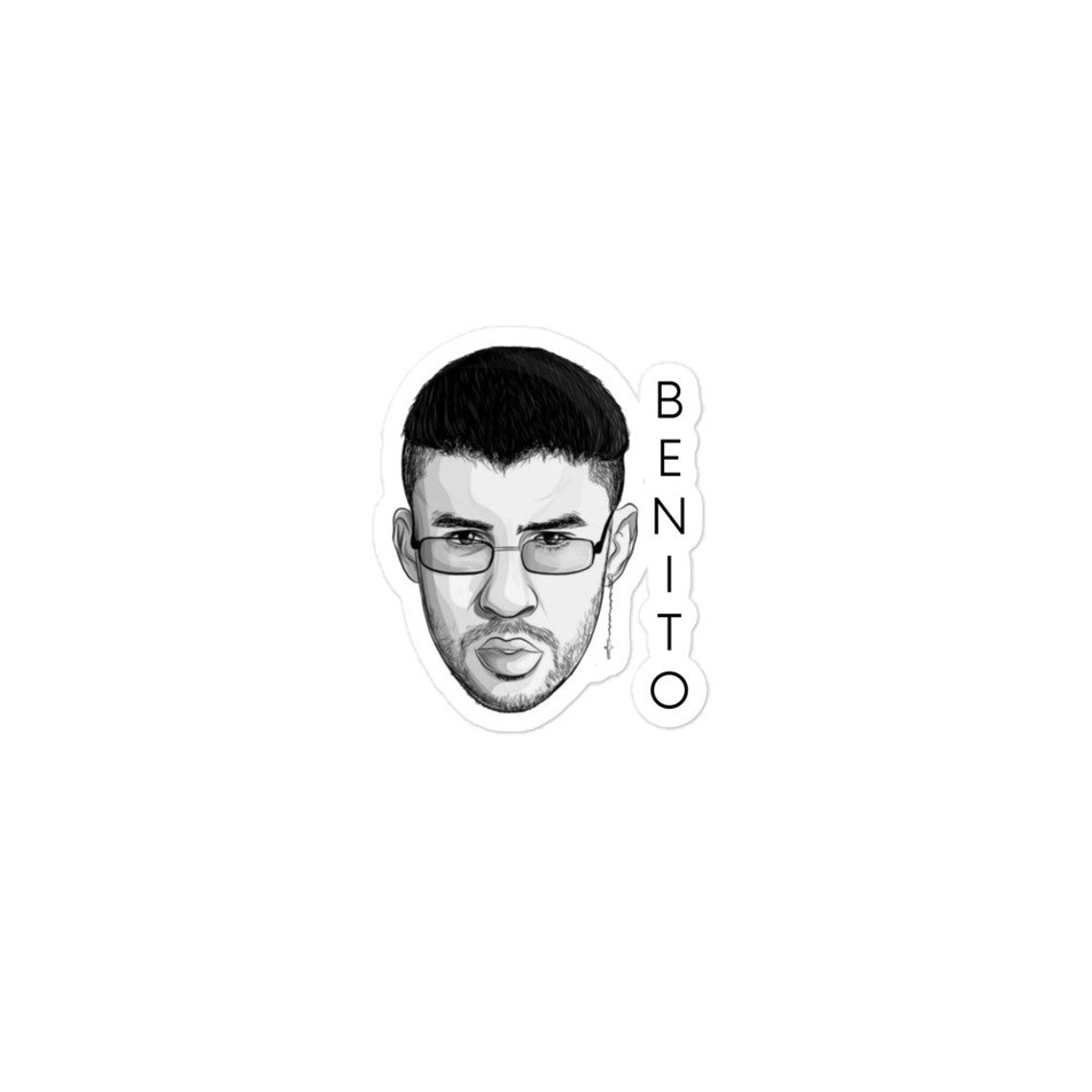 Bad Bunny Sticker: Benito Reggaeton Car Decal - Etsy