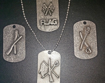 Flag Rifle Saber Colorguard Color Guard Necklace Charm - Etsy