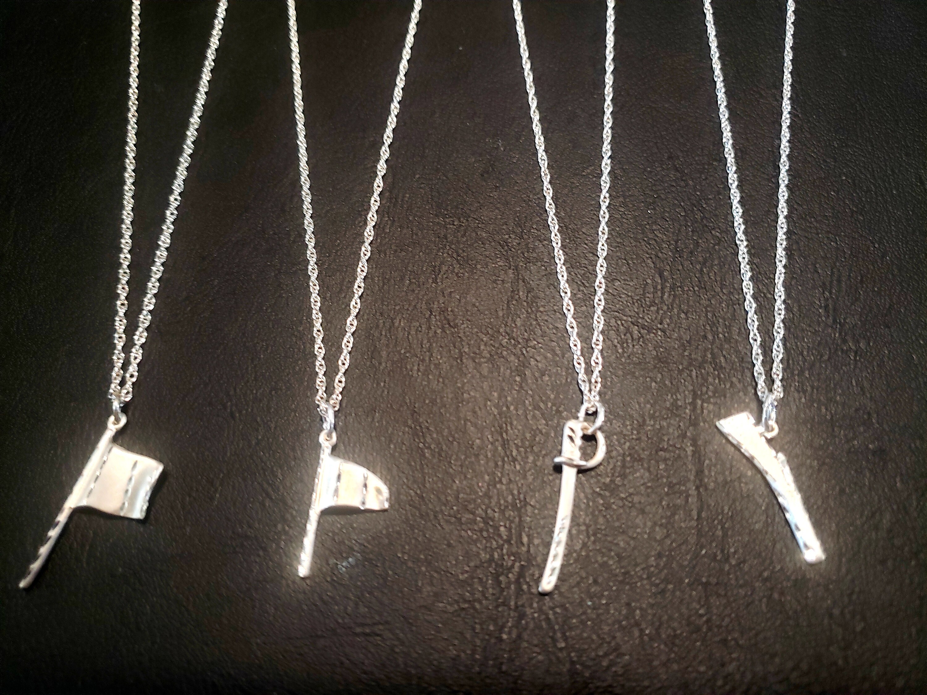 Flag Rifle Saber Colorguard Color Guard Necklace Charm | Etsy