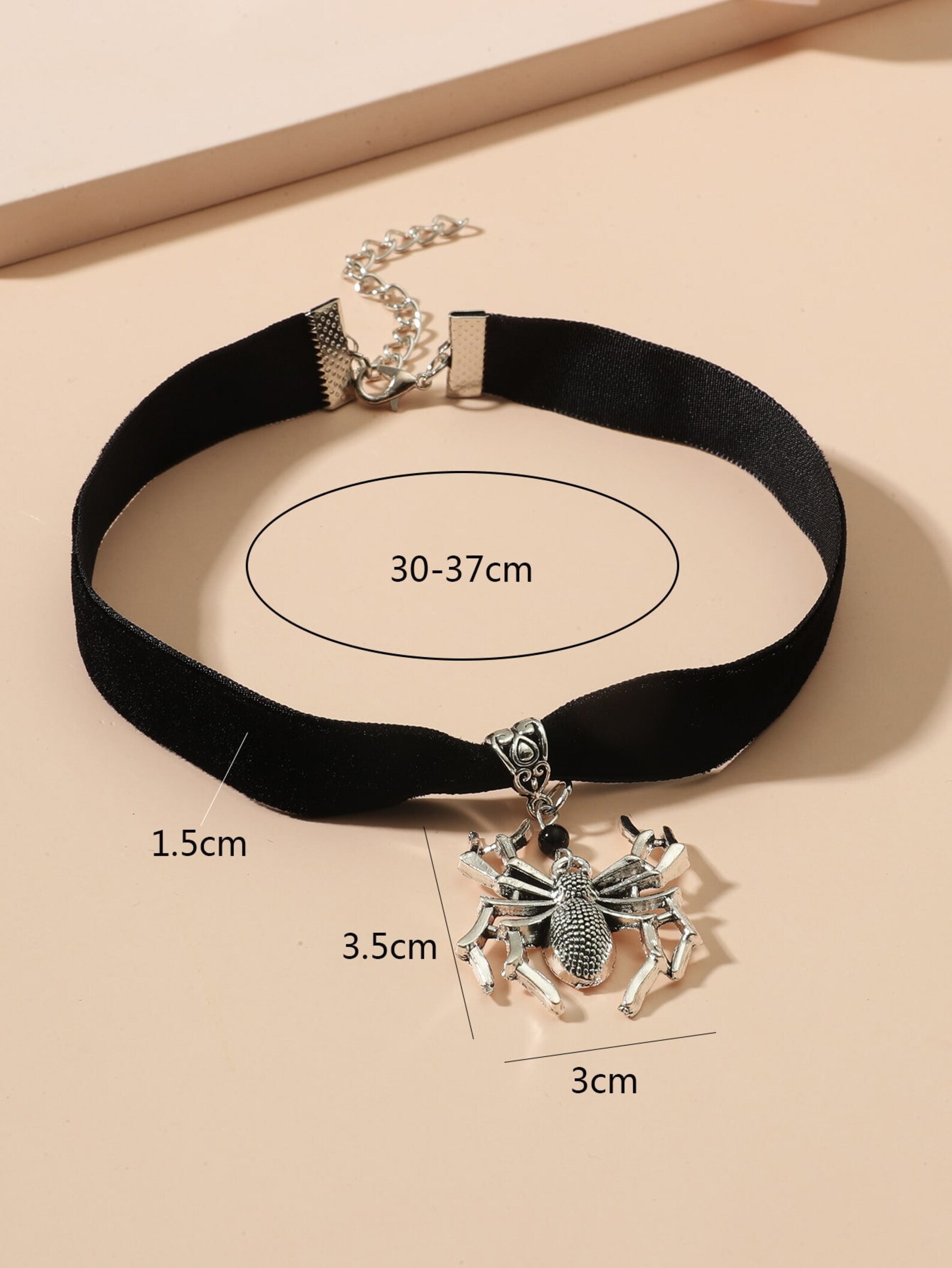 GOTHIC SPIDER CHOKER Necklace Halloween Gothic Spider Choker - Etsy