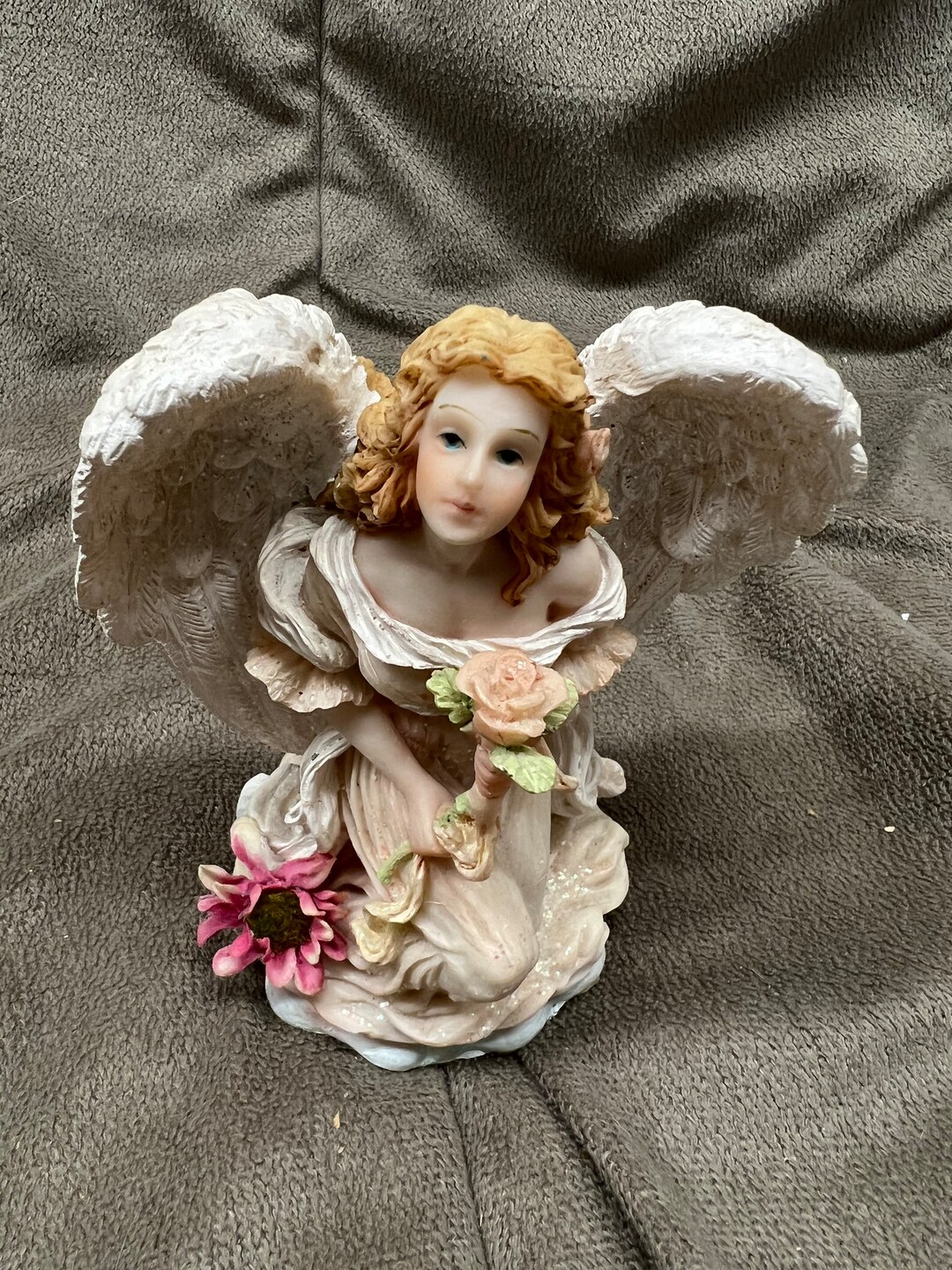 Stunning Kneeling Angel Statue - Etsy